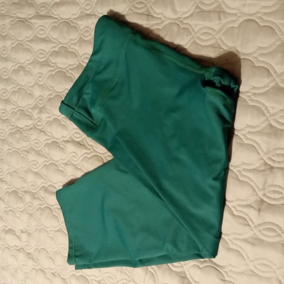 Fabletics | Pants & Jumpsuits | Fabletics Dark Teal Cropped Yoga Pants ...